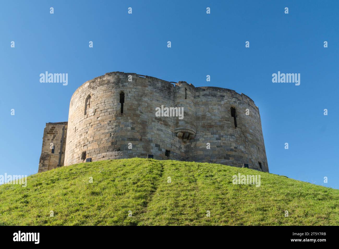 Clifford,s Tower the ruined remains of the original Keep that formed ...
