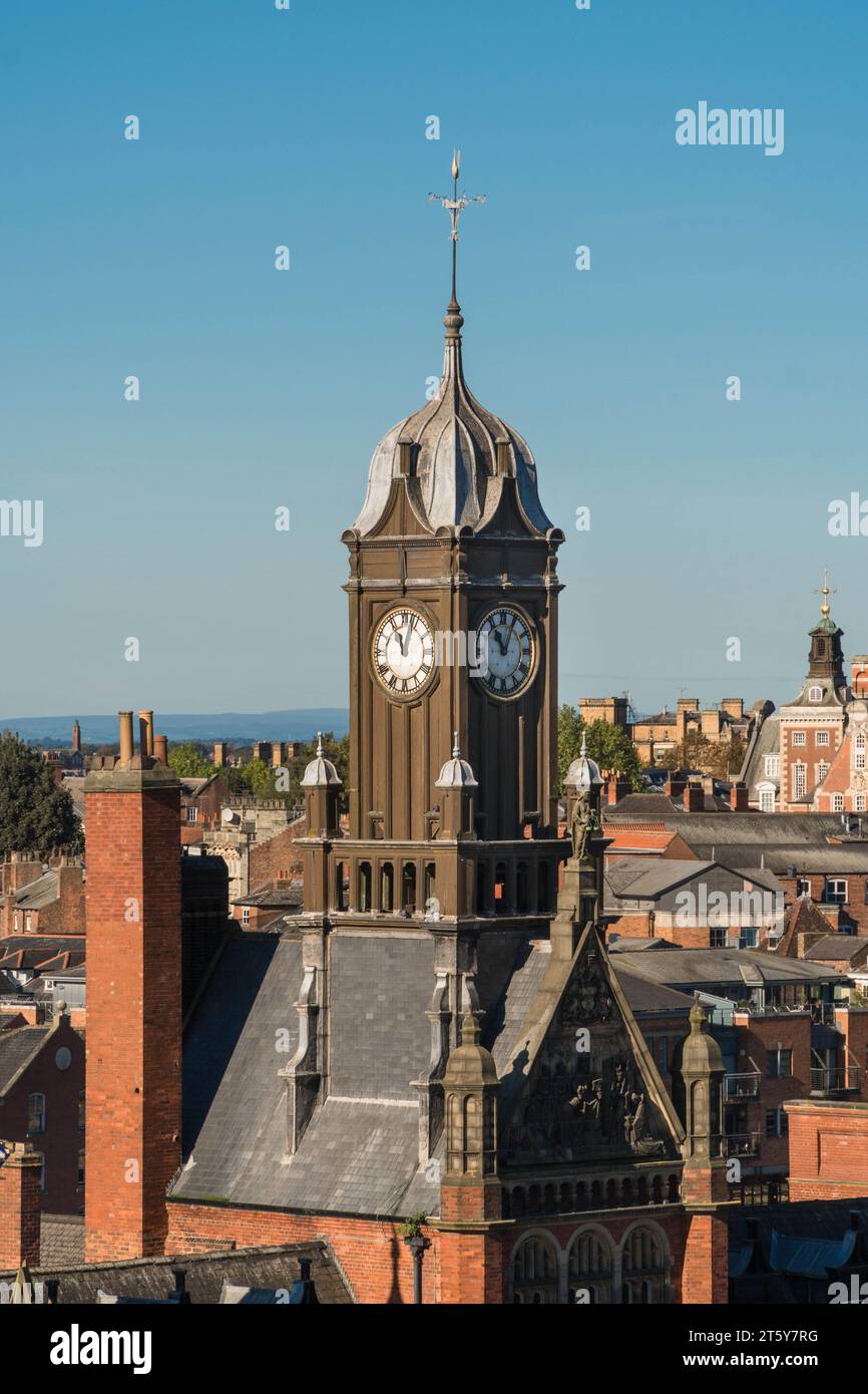 Magistrates Court clock tower as seen from Clifford's Tower York ...