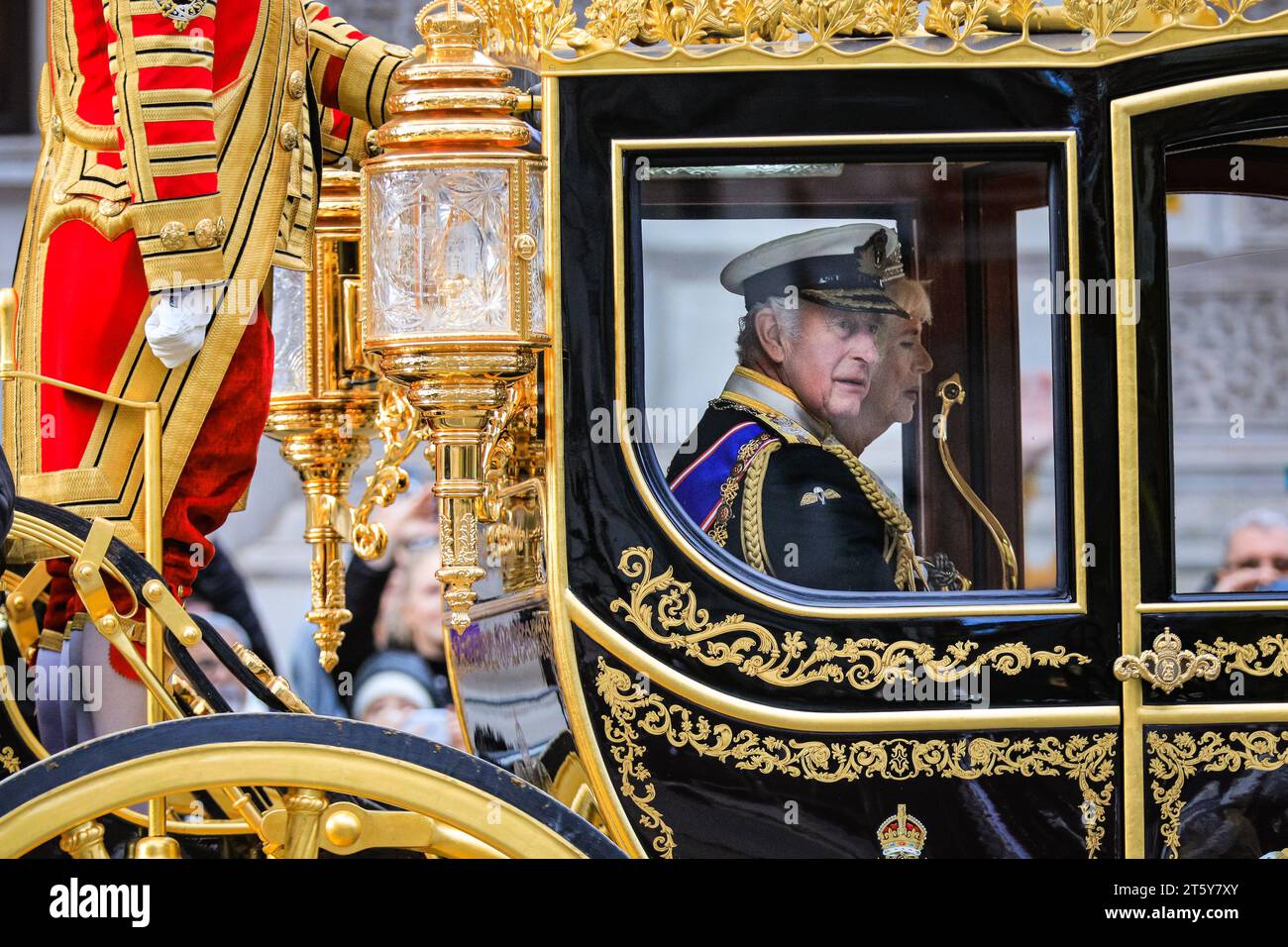London, UK. 07th Nov, 2023. HRH King Charles III and Queen Camilla in ...