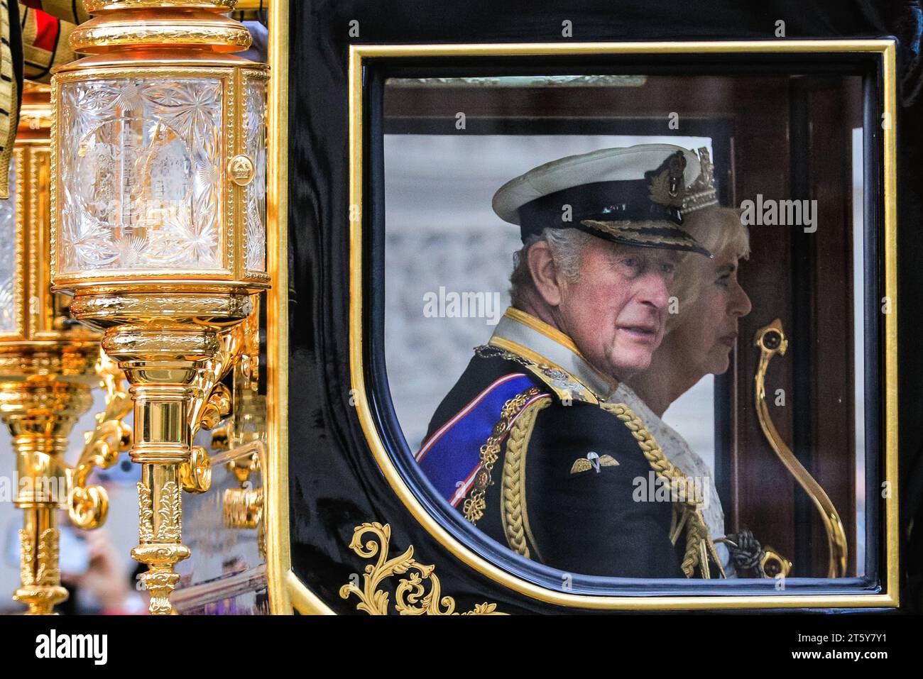 London, UK. 07th Nov, 2023. HRH King Charles III and Queen Camilla in ...