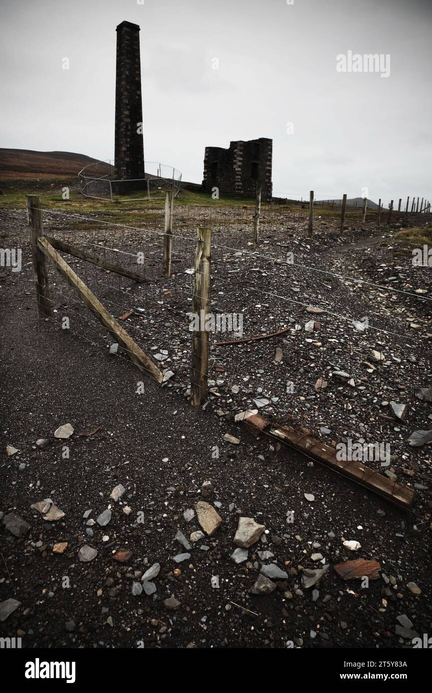 The Cross Vein disused lead mine (aka Snuff the Wind), Foxdale, Isle of ...