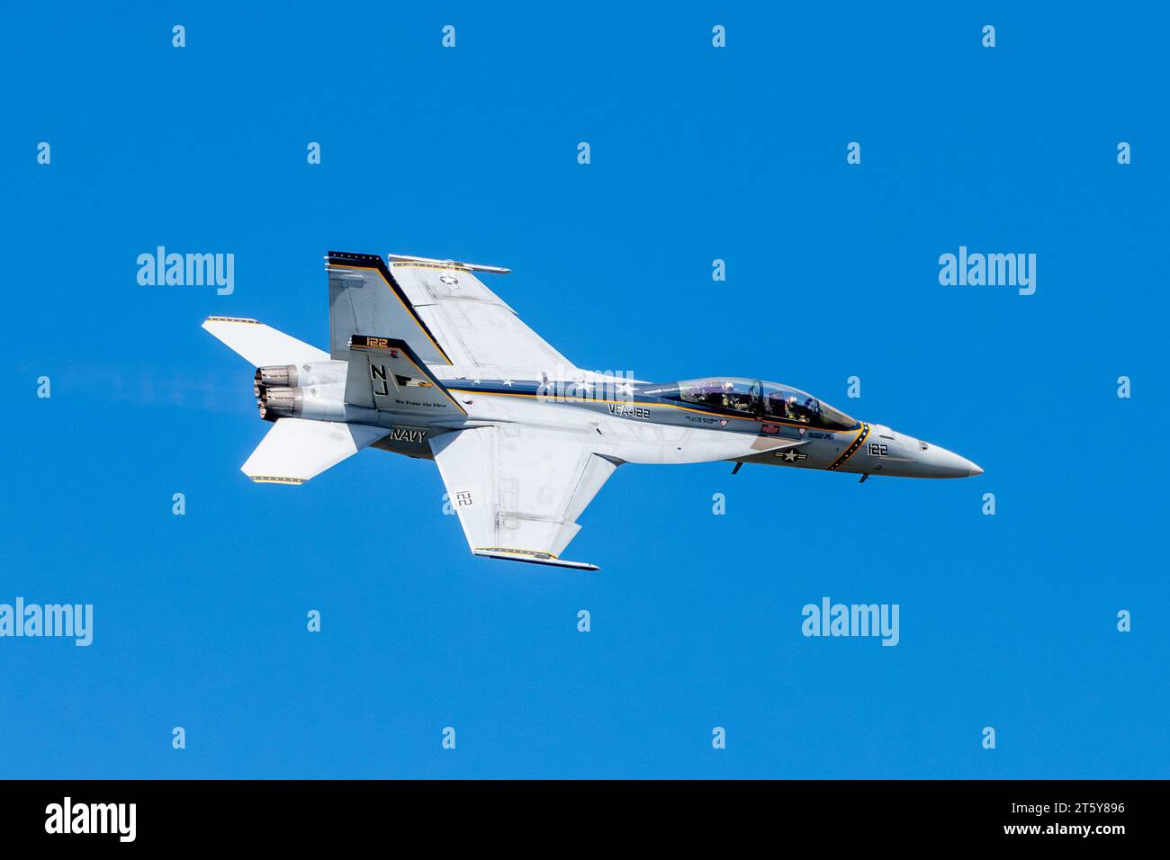 US Navy Boeing F/A-18 Super Hornet Stock Photo - Alamy