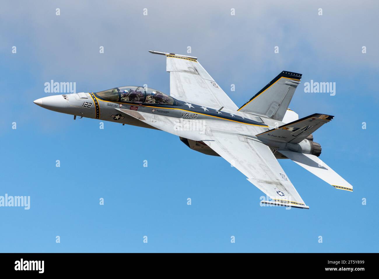 US Navy Boeing F/A-18 Super Hornet Stock Photo - Alamy