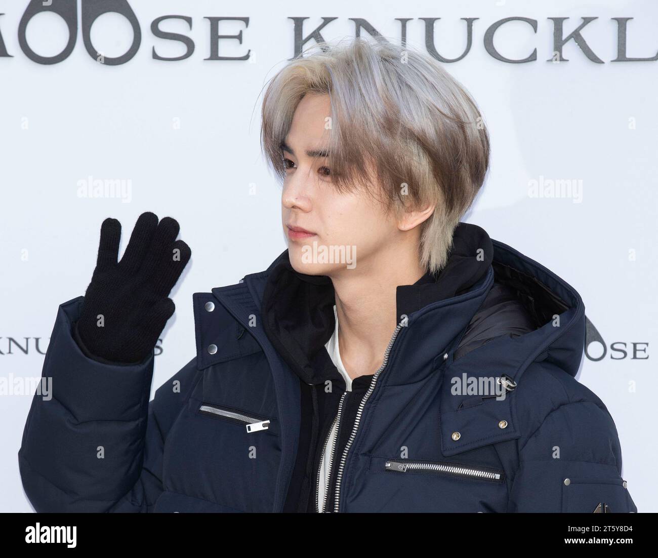 7 November 2023 – Seoul, South Korea: South Korean singer Younghoon, member of K-Pop boy band ...