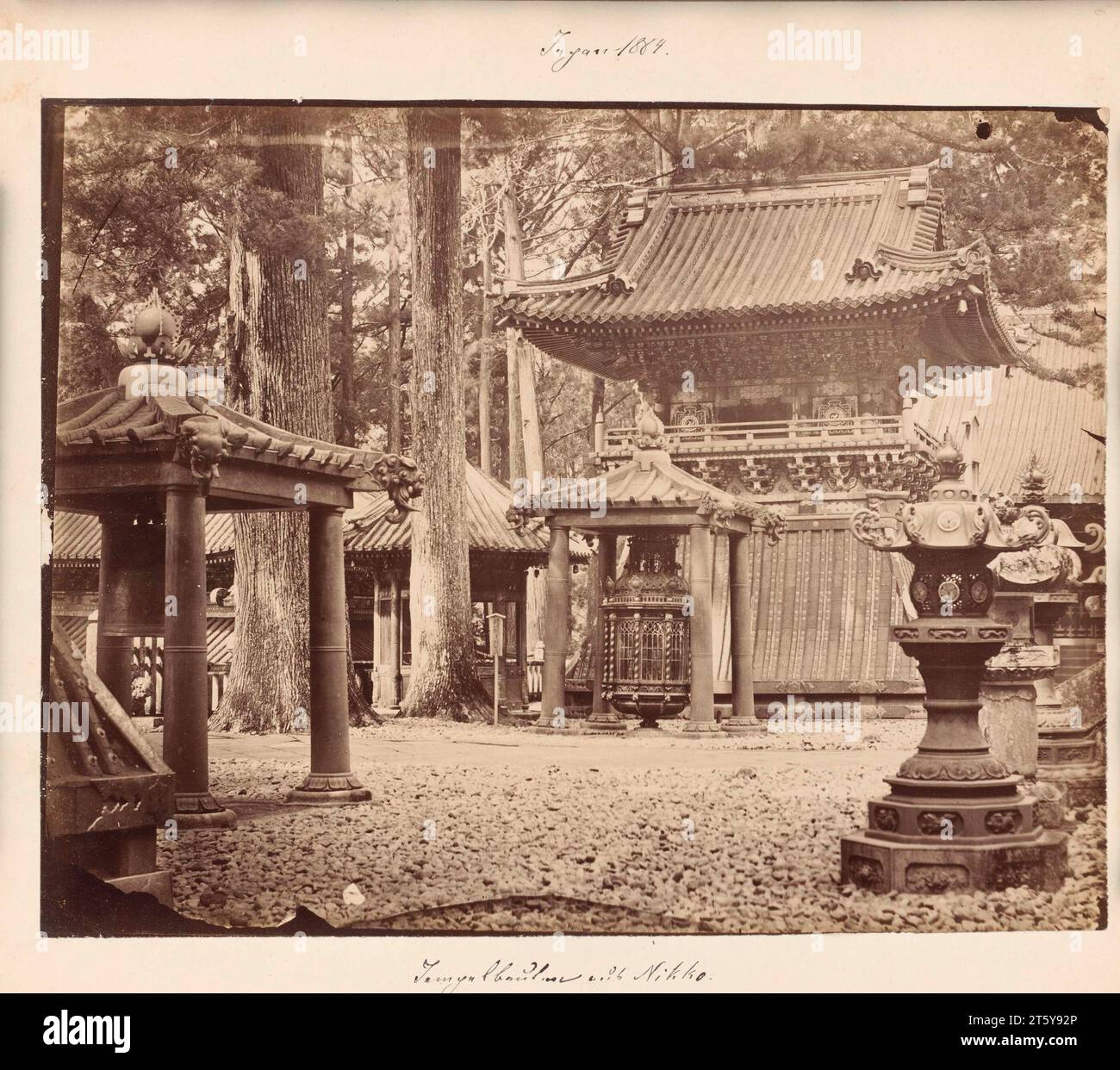 Nikko, Japan, Temple Complex, 1884 - site of Toshogu, Shinto shrine ...