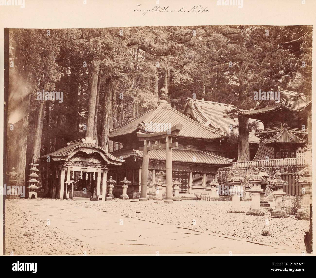 Nikko, Japan, Temple Complex, 1884 - site of Toshogu, Shinto shrine ...