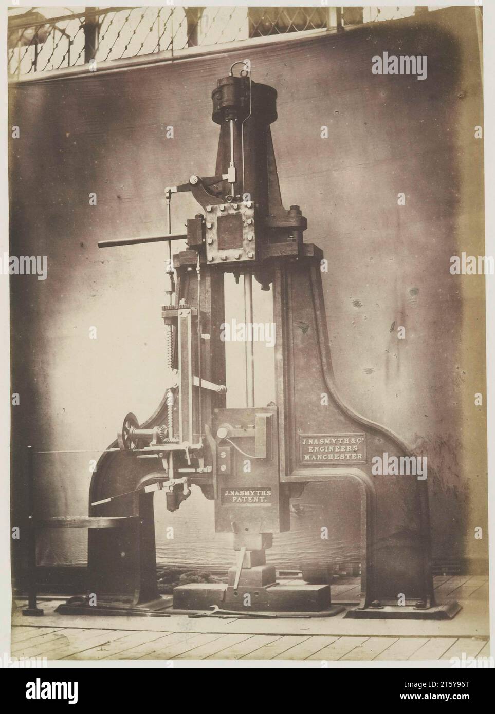 Nasmyth's steam hammer at the Great Exhibition of the Works of Industry ...