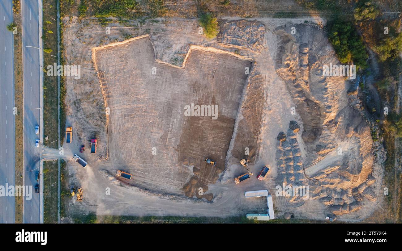 Construction excavation foundation development hi-res stock photography and images - Alamy