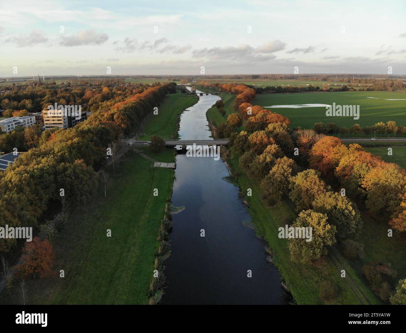 Dutch dike during a sunny autumn day Stock Photo - Alamy