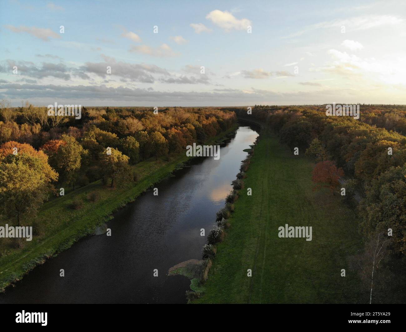 Dutch autumn landscape view aerial hi-res stock photography and images ...