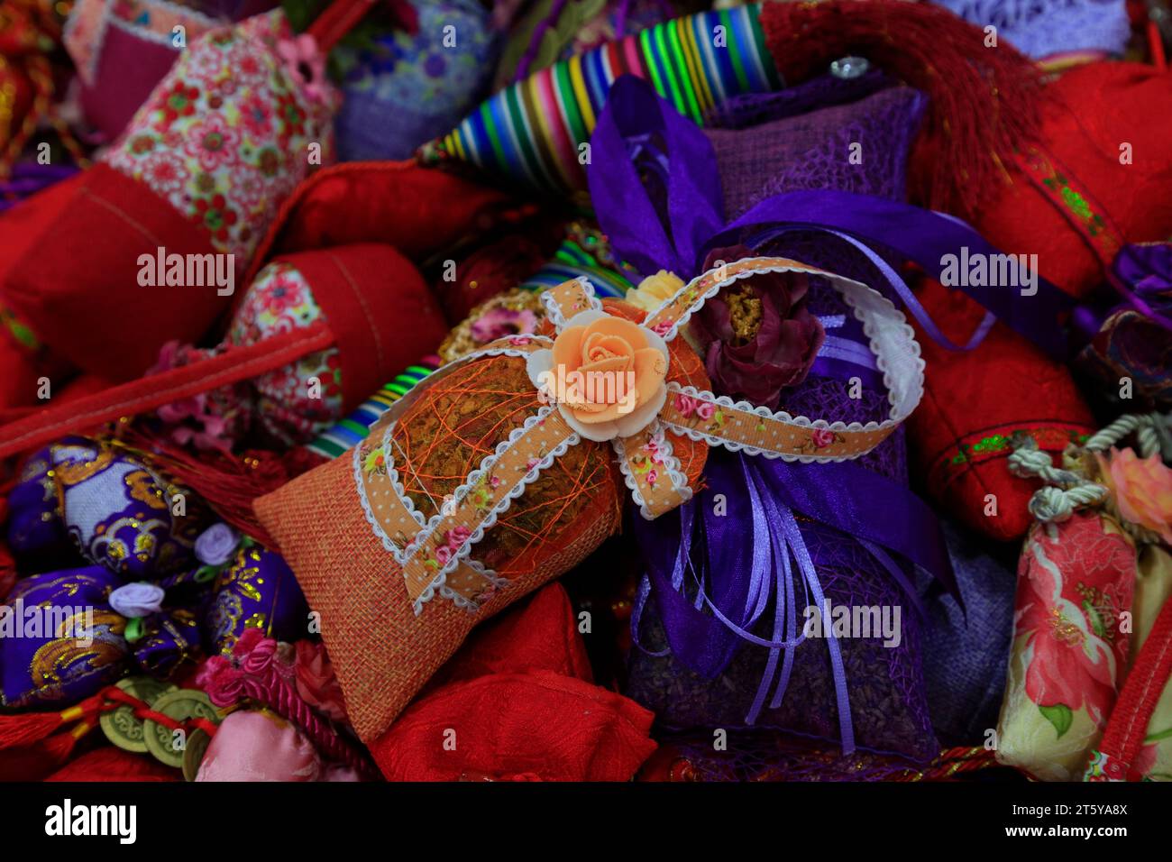Taiwan alishan sachets in a shop Stock Photo - Alamy