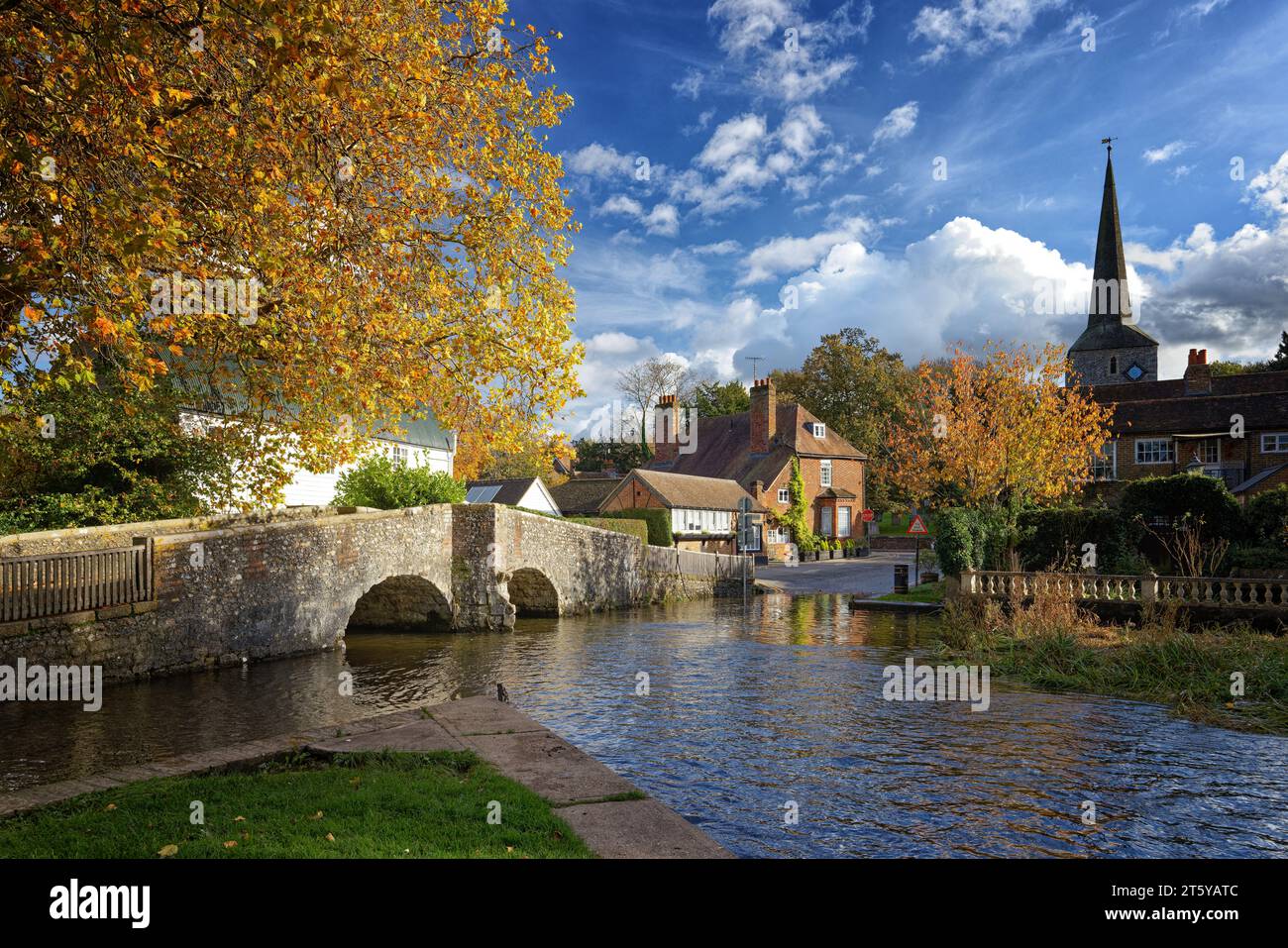 Eynsford village in Kent England UK Stock Photo - Alamy