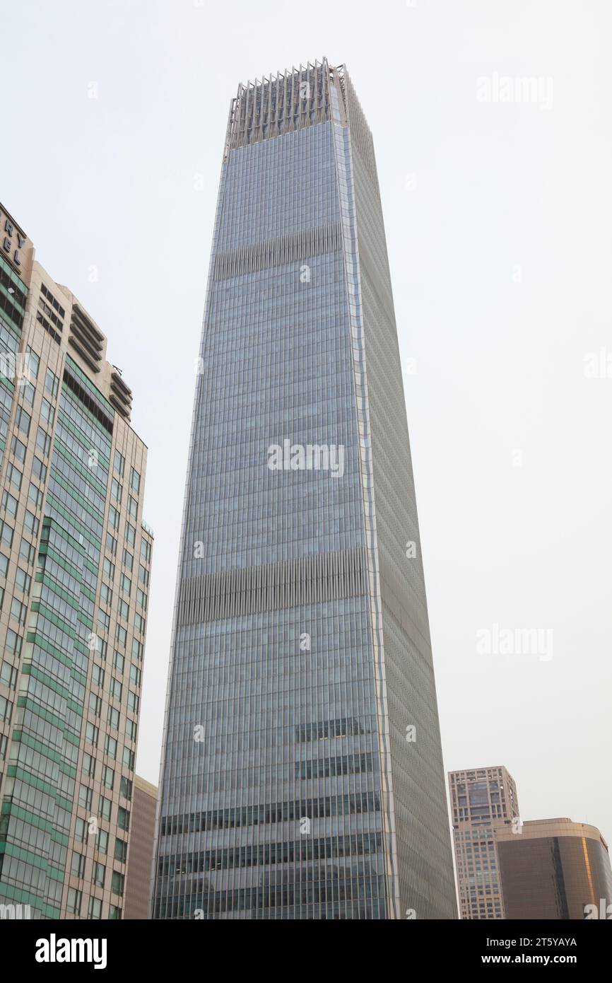 Beijing - May 8: world trade center three phases building, May 8, 2016 ...