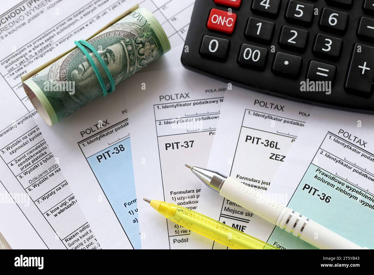 Declaration of the amount of earned income or incurred loss, PIT-36 ...