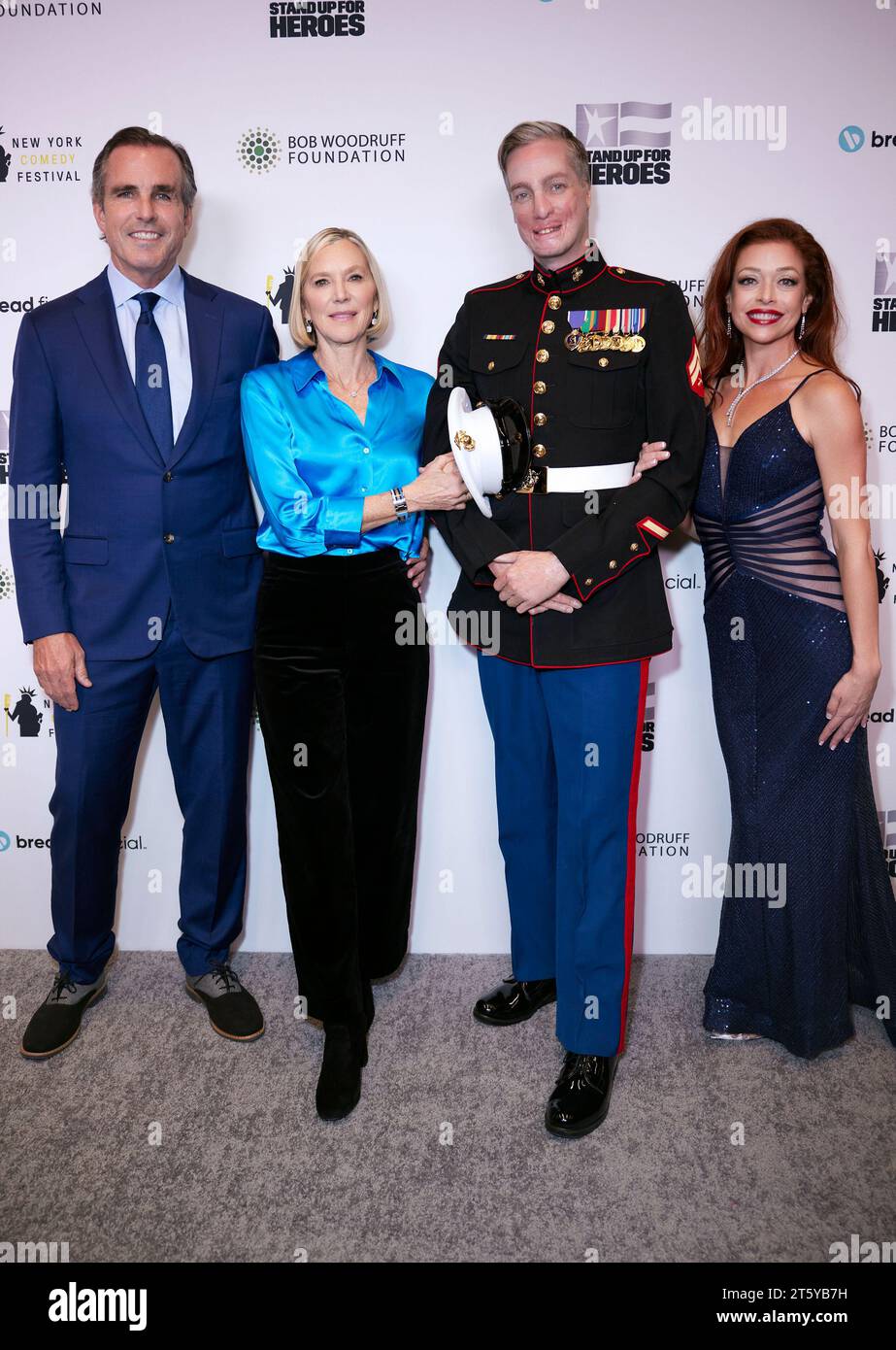 November 6, 2023, New York, New York, USA: Bob Woodruff, Lee Woodruff ...