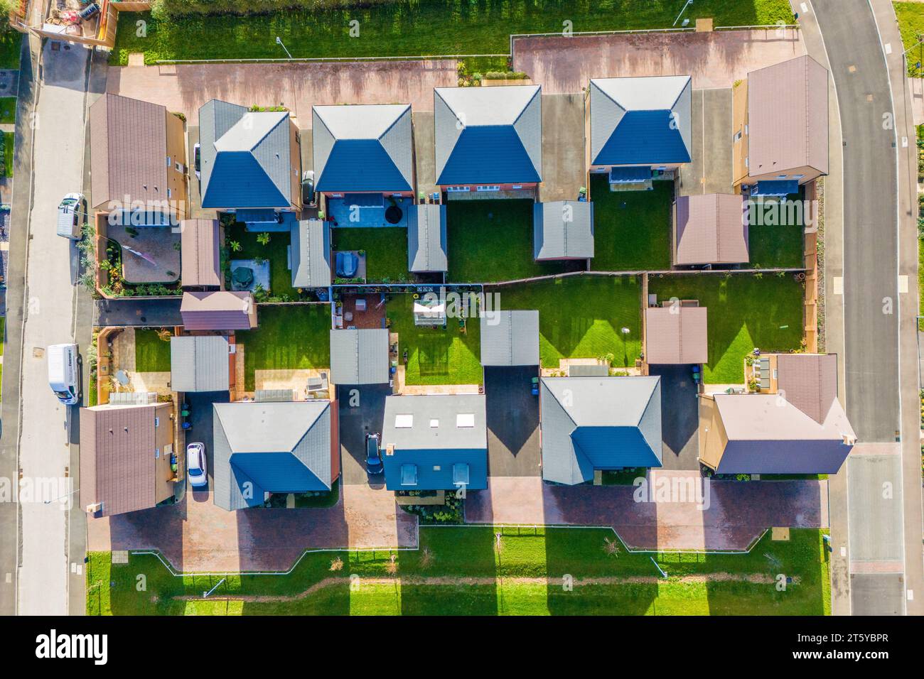 New build development Stock Photo - Alamy
