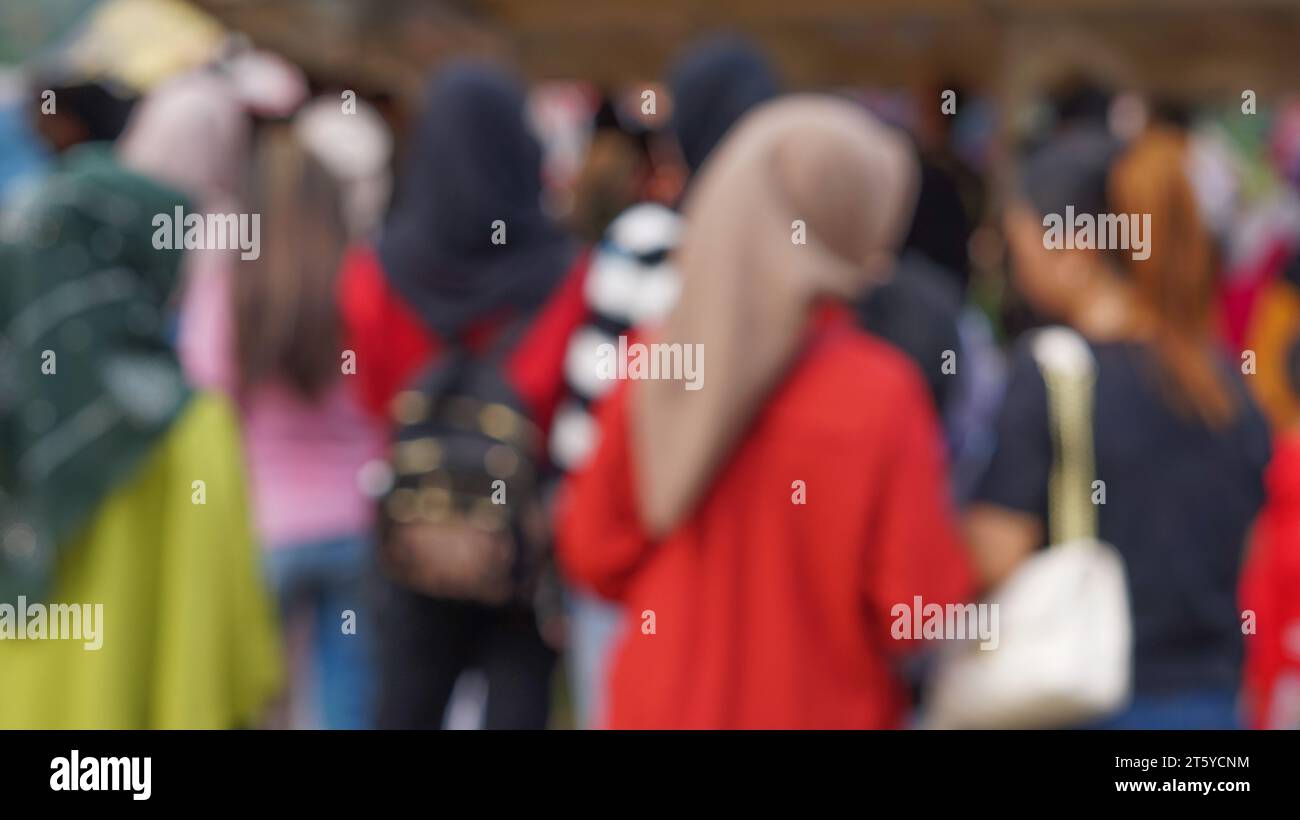 Crowd of people from behind business hi-res stock photography and ...