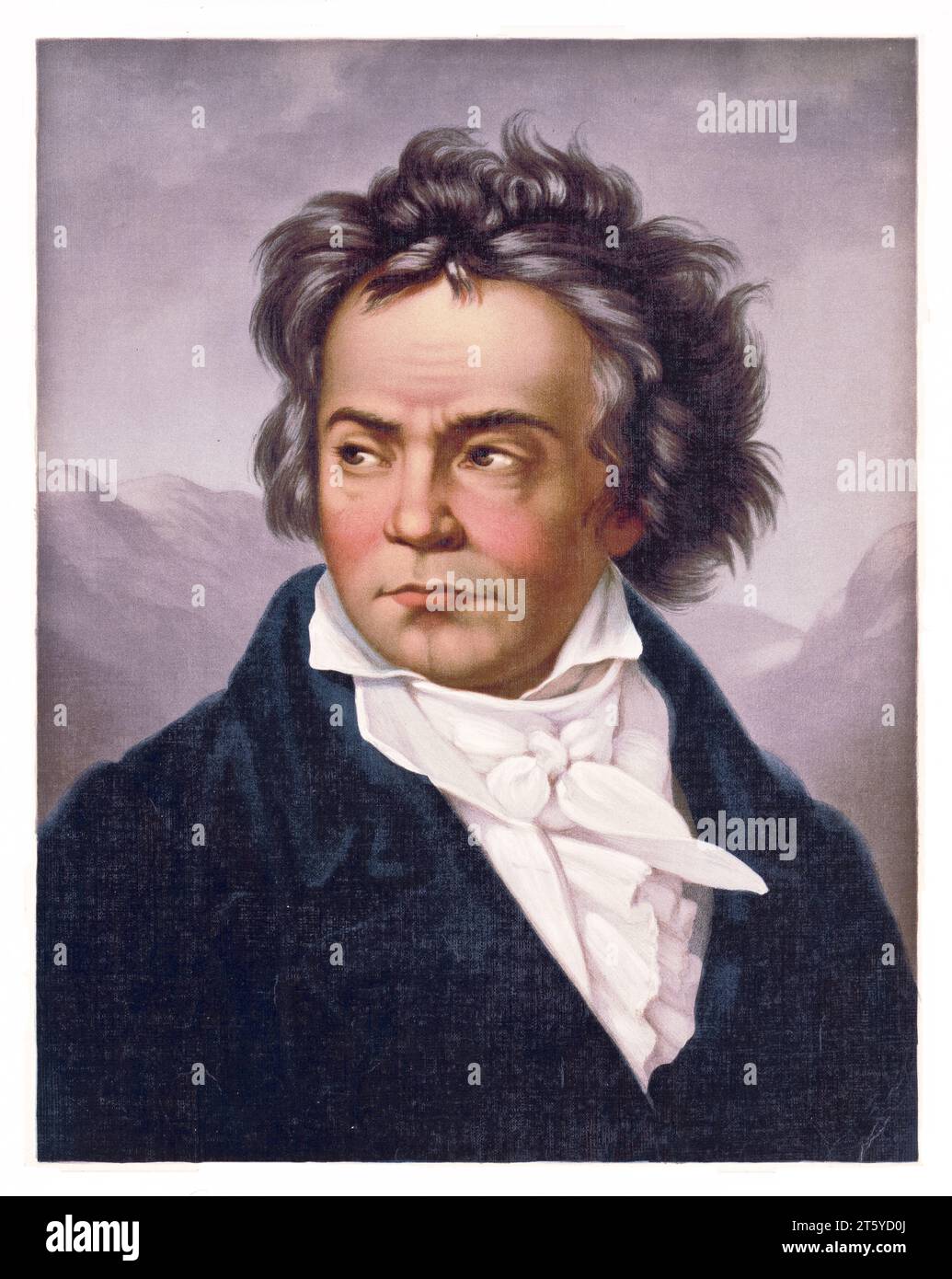 Engraving of ludwig van beethoven hi-res stock photography and images ...