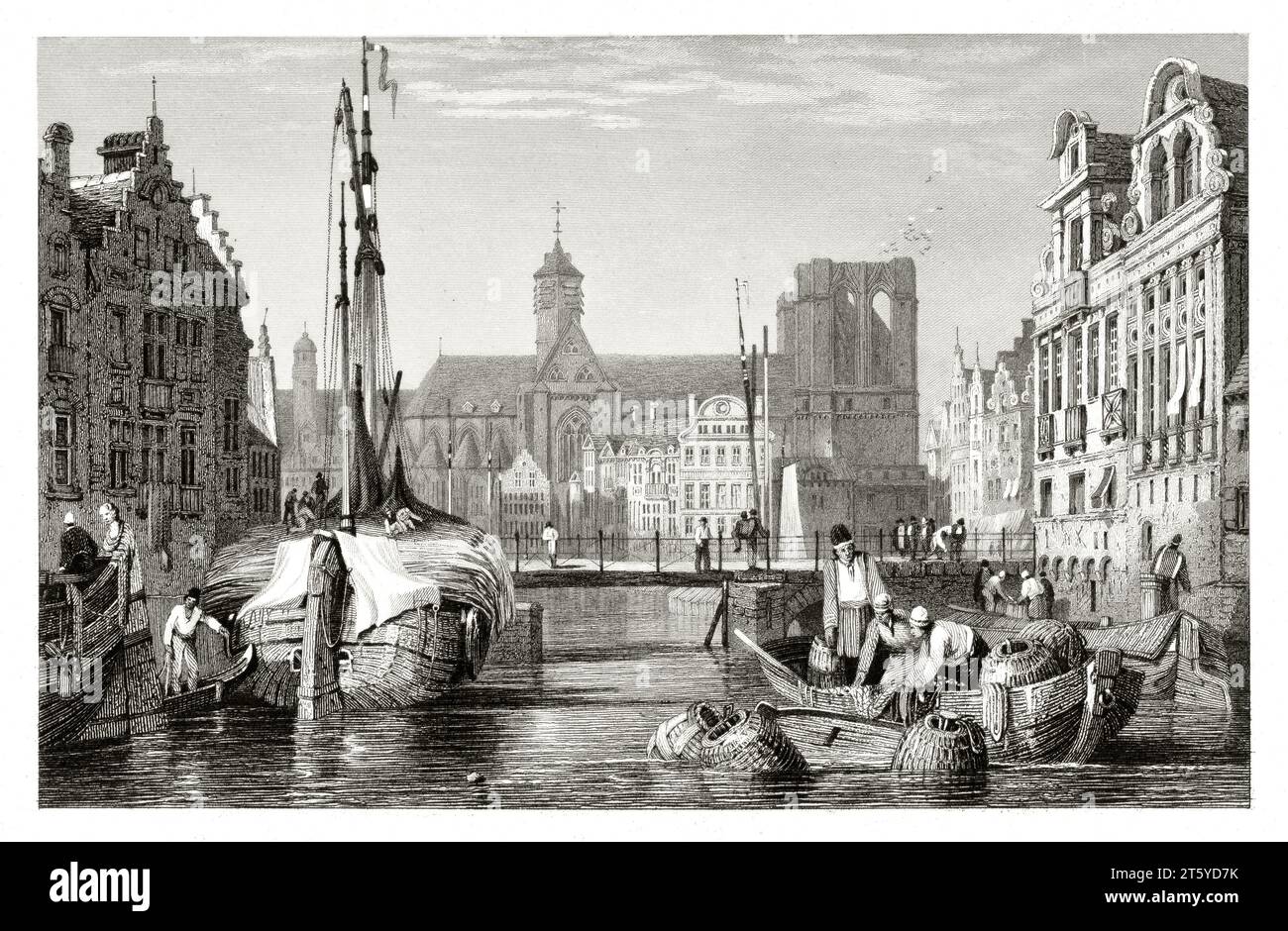 Aquatint view Cut Out Stock Images & Pictures - Alamy