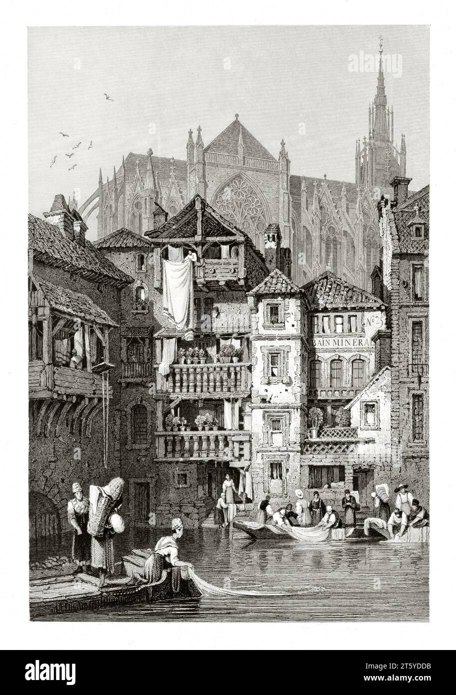 Aquatint view Cut Out Stock Images & Pictures - Alamy