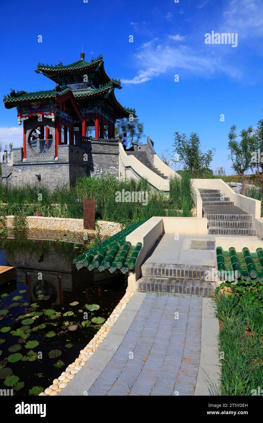 Traditional Chinese architectural scenery Stock Photo - Alamy