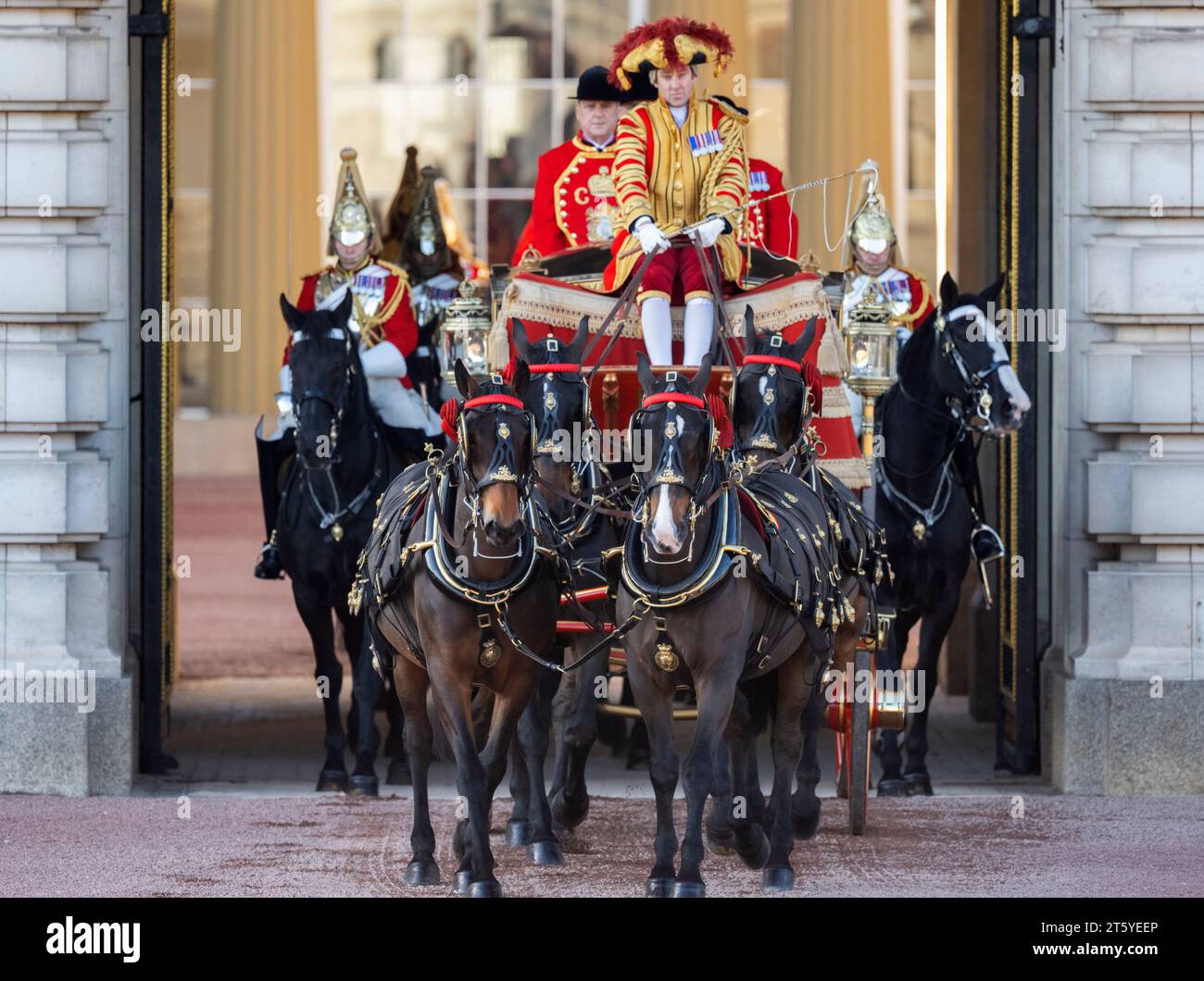London, UK. 7th Nov, 2023. Pomp and Ceremony as HM King Charles III ...