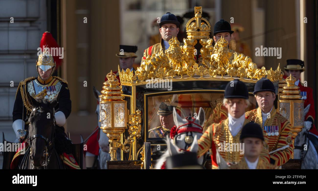 London, UK. 7th Nov, 2023. Pomp and Ceremony as HM King Charles III ...