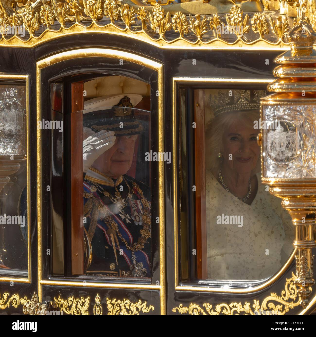 London, UK. 7th Nov, 2023. Pomp and Ceremony as HM King Charles III ...