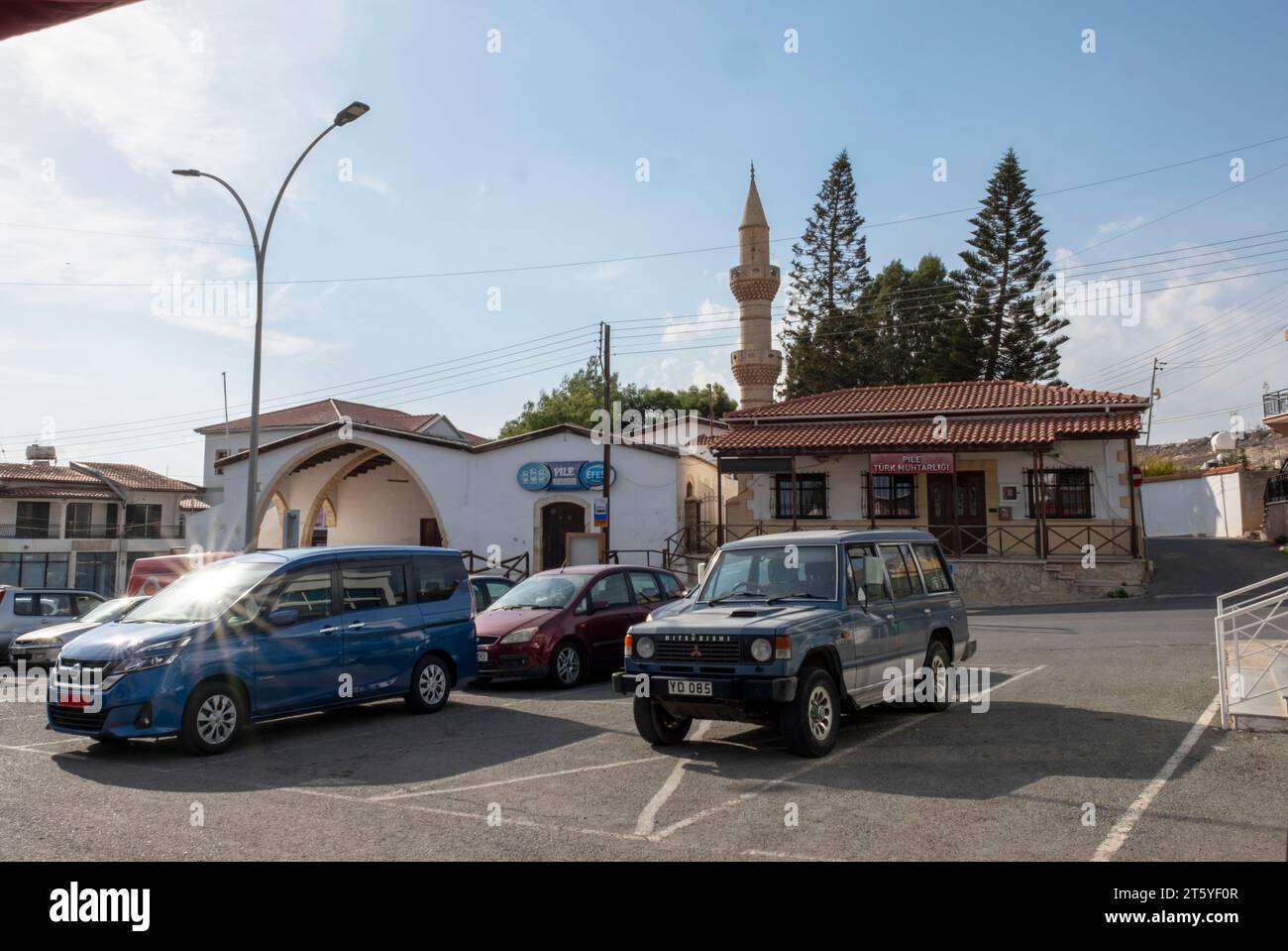 Pyla Village centre, Larnaca district, Republic of Cyprus Stock Photo ...