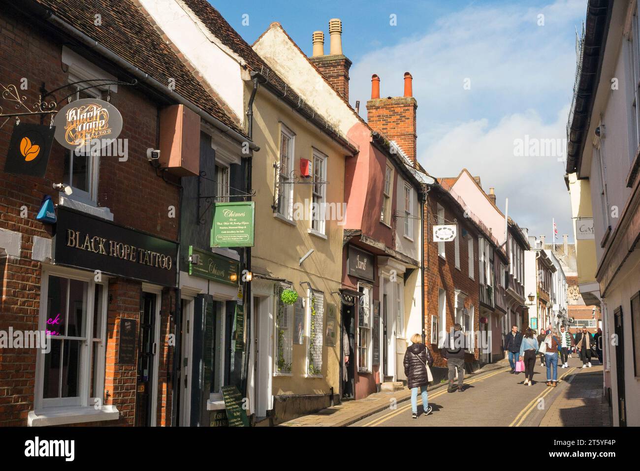 Trinity Street, an old historic road full of character and home to a ...