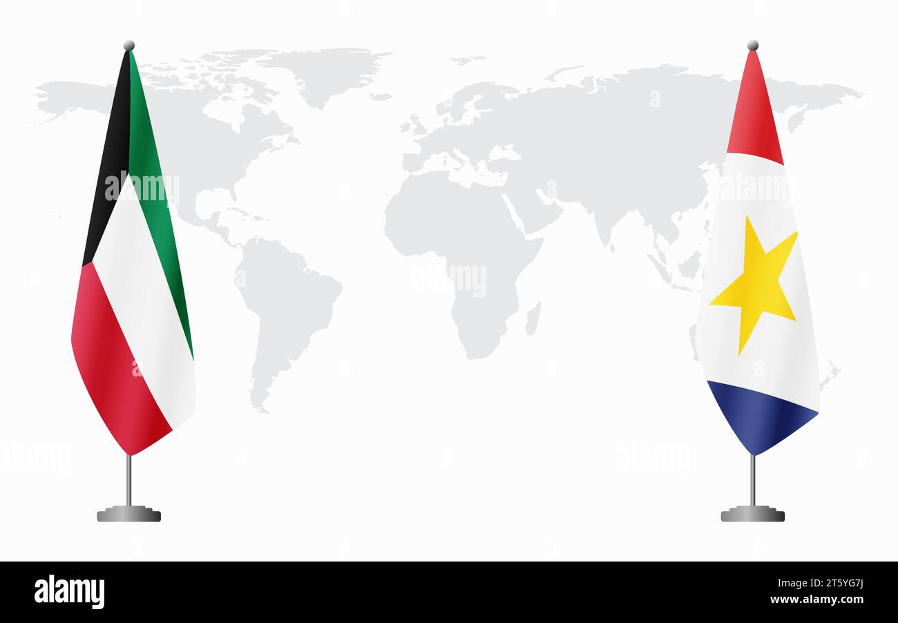 Kuwait saba island flag hi-res stock photography and images - Alamy