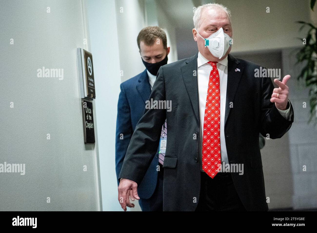 Representative Steve Scalise (R-LA), the House Majority Leader, arrives ...