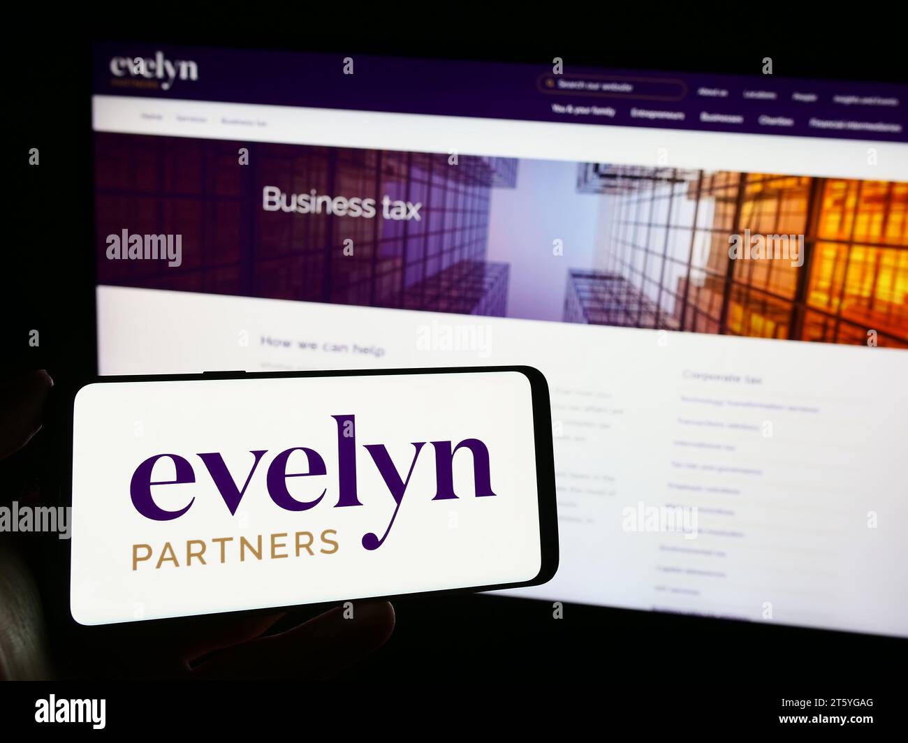 Evelyn partners logo hi-res stock photography and images - Alamy
