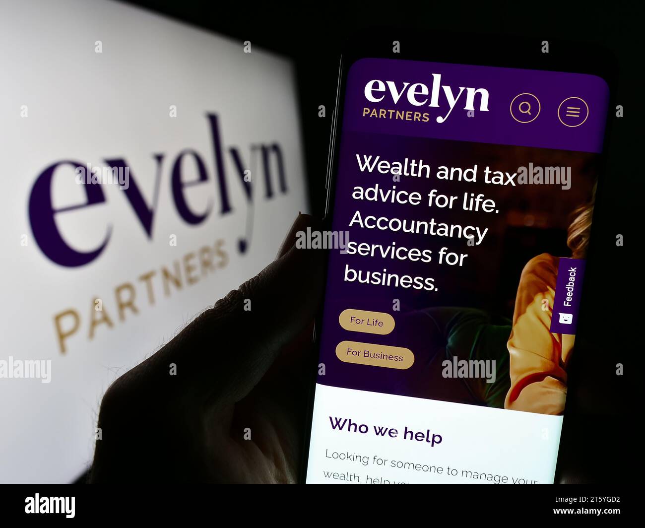 Evelyn partners logo hi-res stock photography and images - Alamy