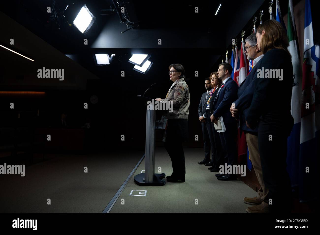 Ottawa, Canada. 07th Nov, 2023. Béatrice Vaugrante, Executive Director ...