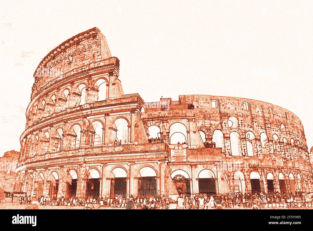 Roman coliseum silhouette hi-res stock photography and images - Alamy