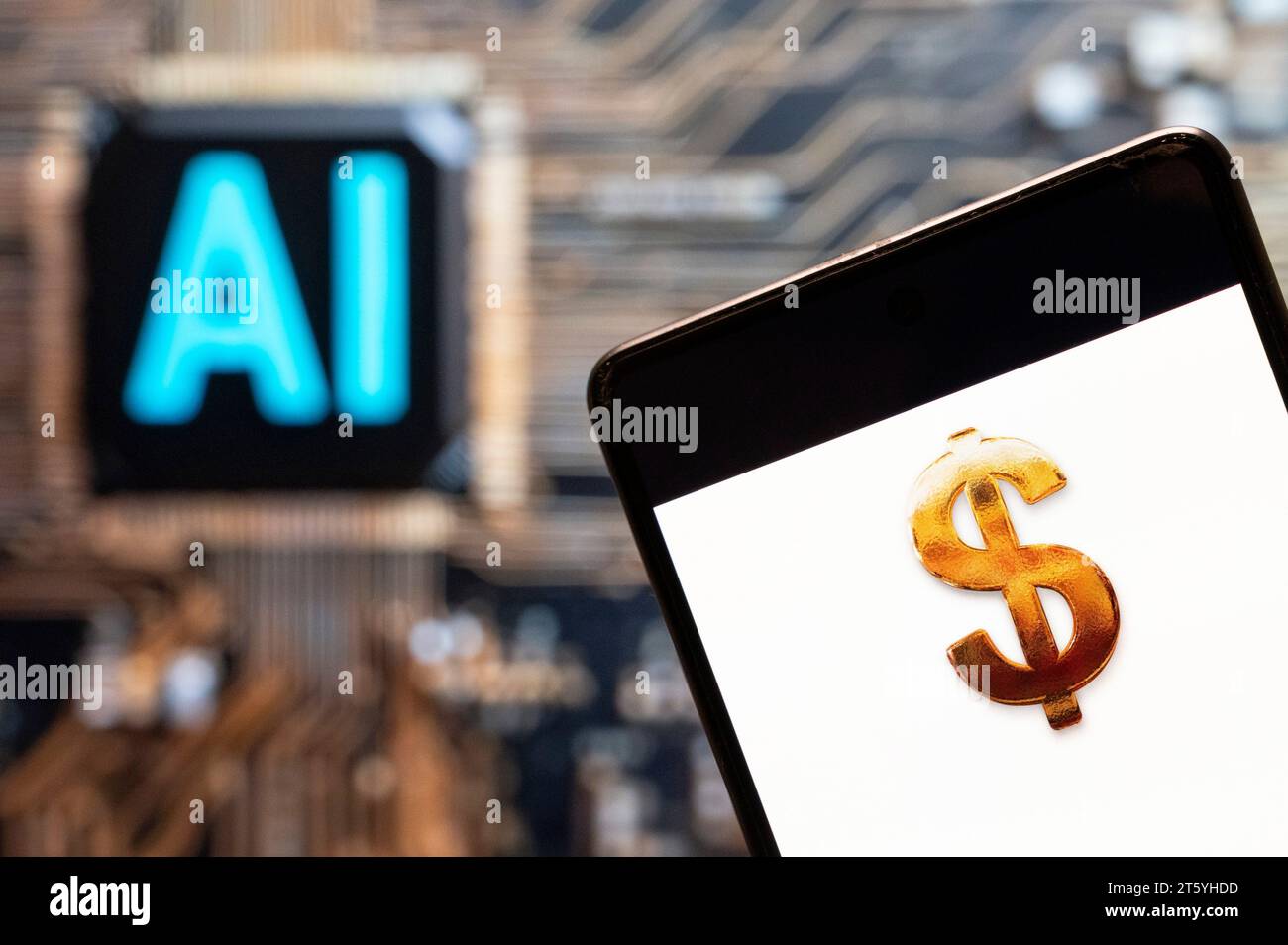 In this photo illustration, the currency of the United States dollar ...