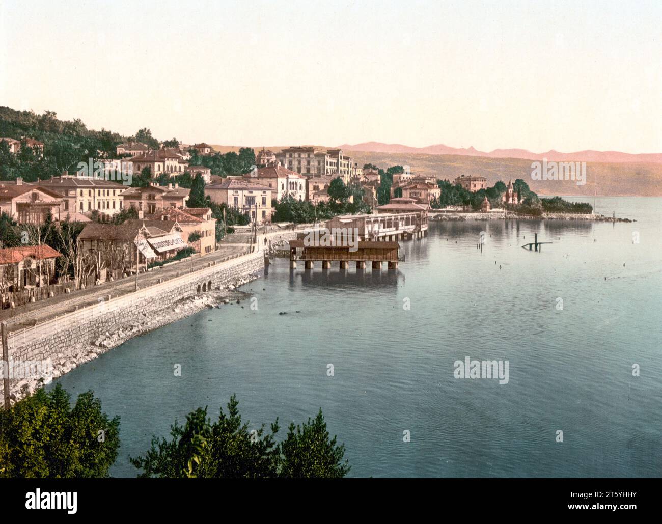 die Bäder von Abbazia, heute Opatija, Istrien, Österreich-Ungarn ...