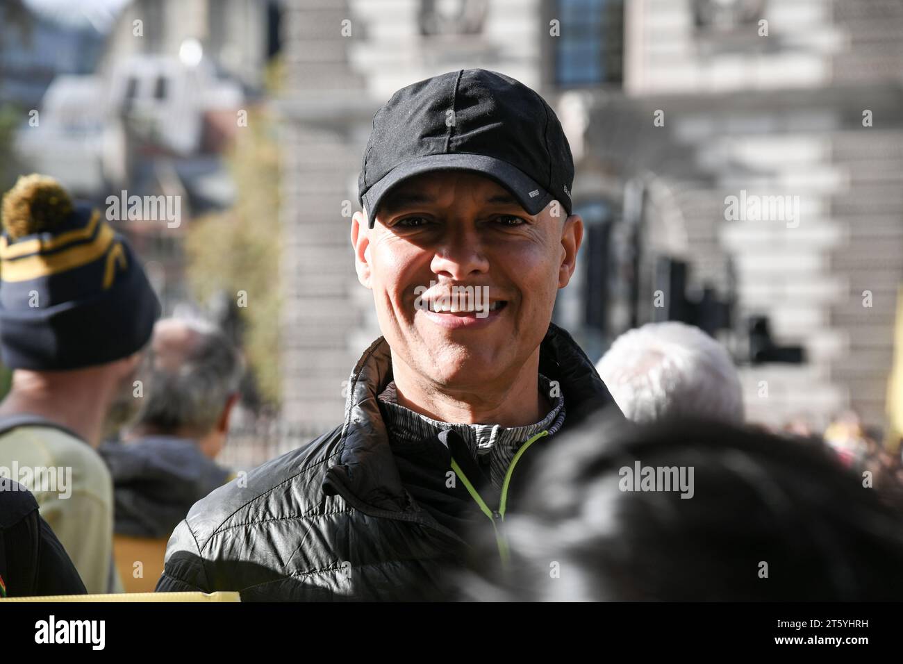Whitehall, London, UK. 7th Nov, 2023. Clive Lewis is a labour MP Anti ...