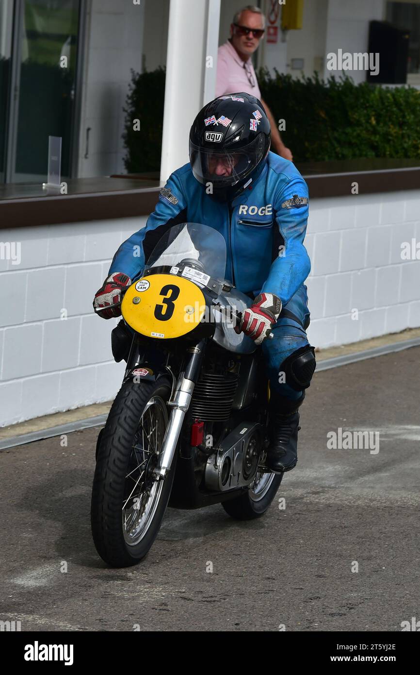 Roger Ashby, Robin Stokes, Norton Manx 30M, Barry Sheene Memorial ...