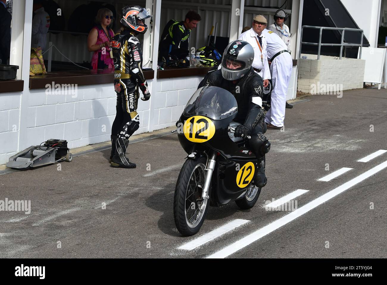 Ian Bain, Steve Brogan, Norton Manx 30M, Barry Sheene Memorial Trophy ...