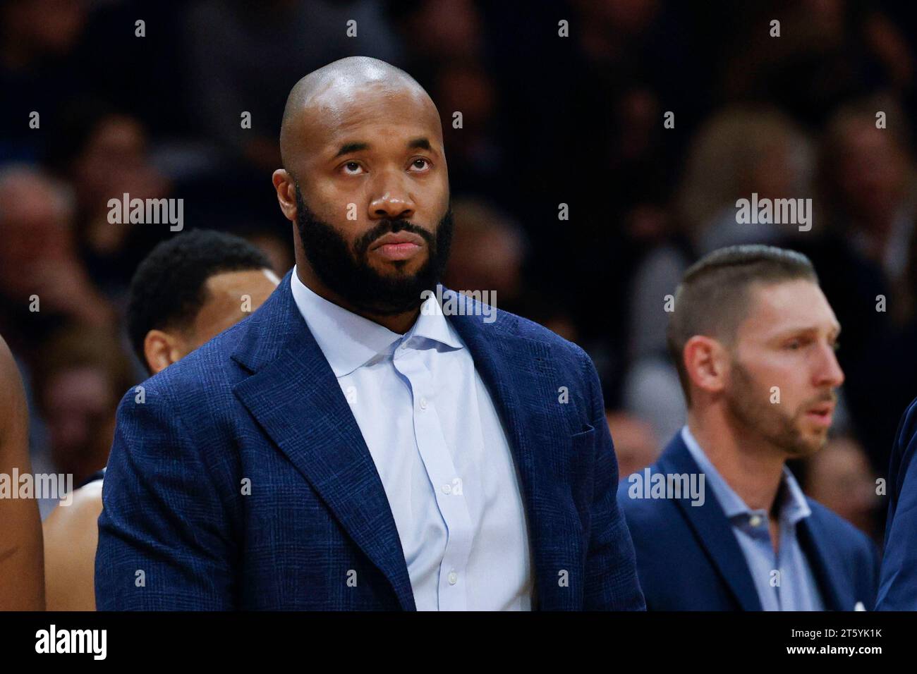 Villanova head coach Kyle Neptune watches during an NCAA college ...