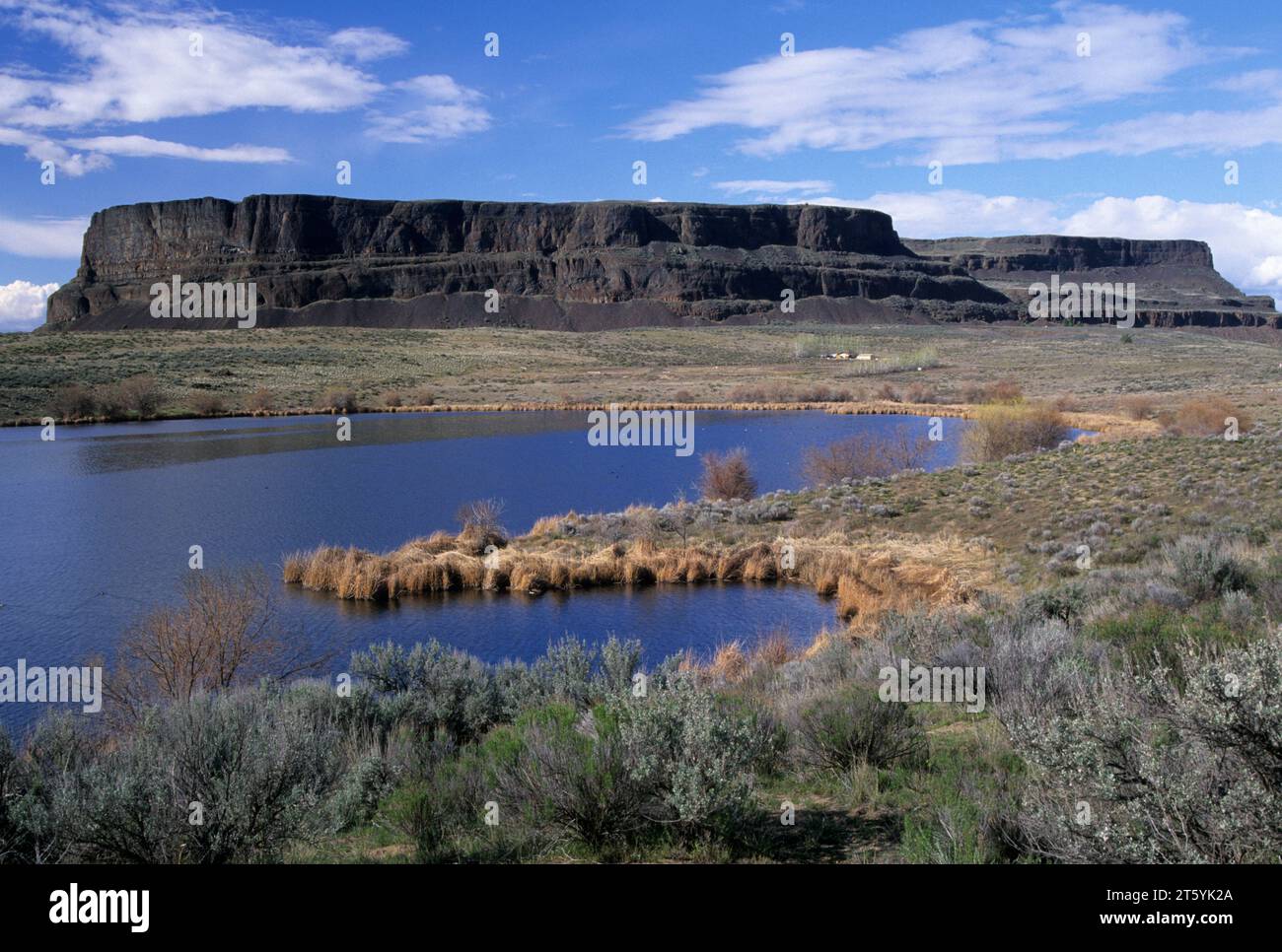 Steamboat Rock, Steamboat Rock State Park, Washington Stock Photo - Alamy