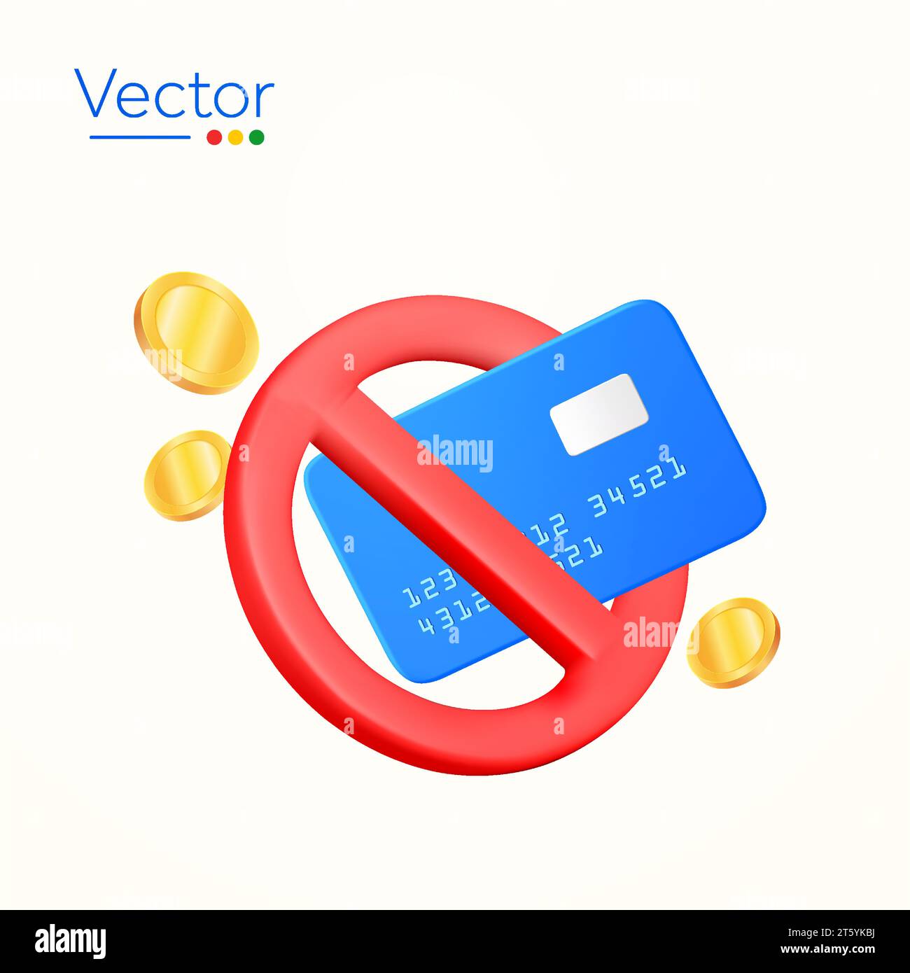 3D declined bank credit card for payment and transactions. Online ...