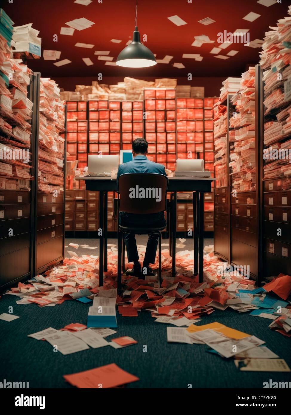 Paperwork madness hi-res stock photography and images - Alamy