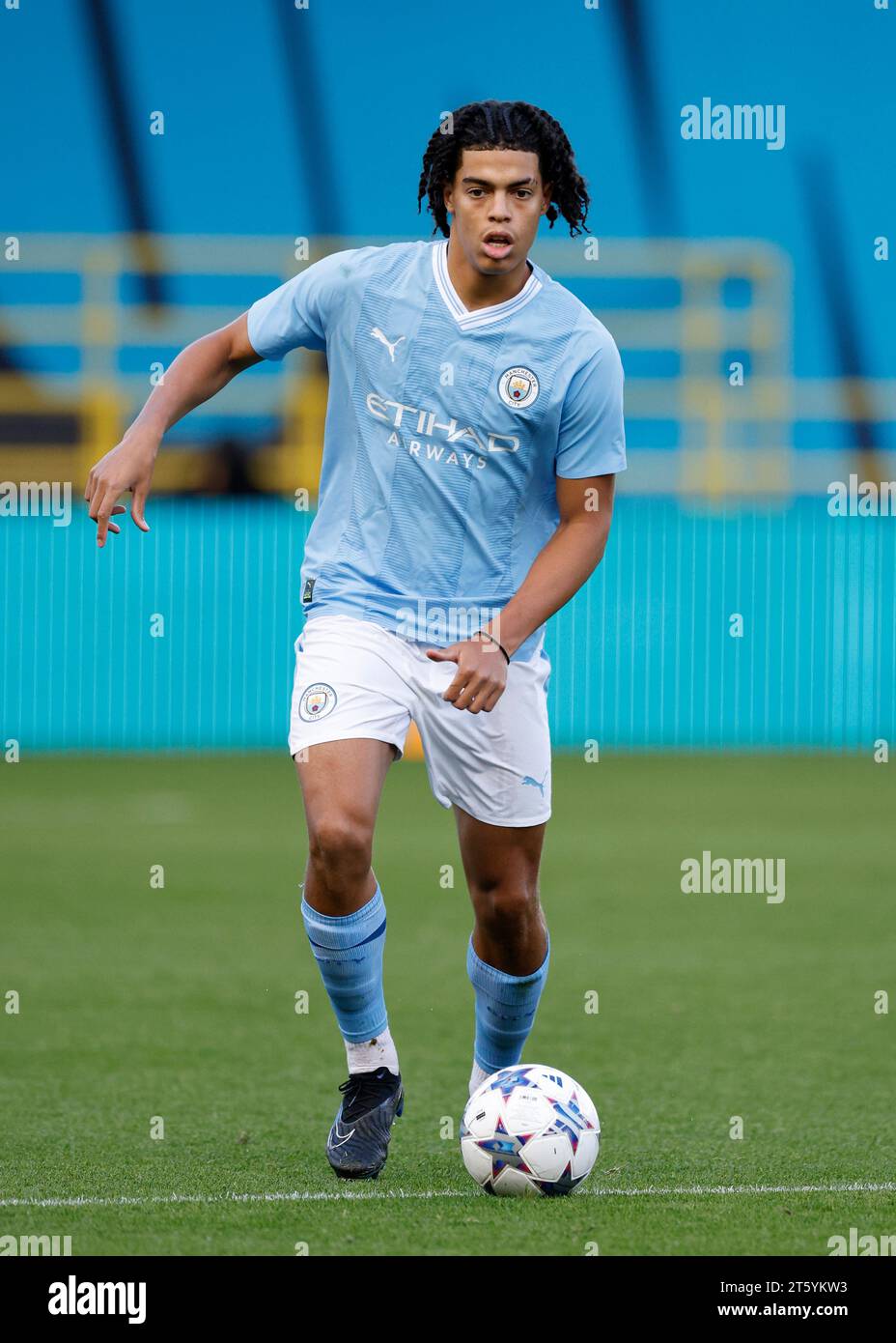 Manchester City's Jahmai Simpson-Pusey during the UEFA Youth League ...