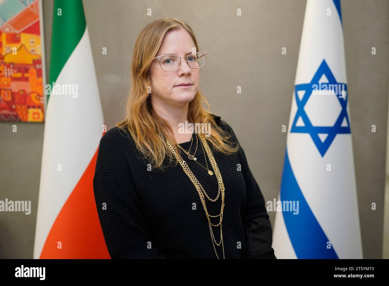 Israel's Ambassador to Ireland Dana Erlich at the Israeli Embassy in ...