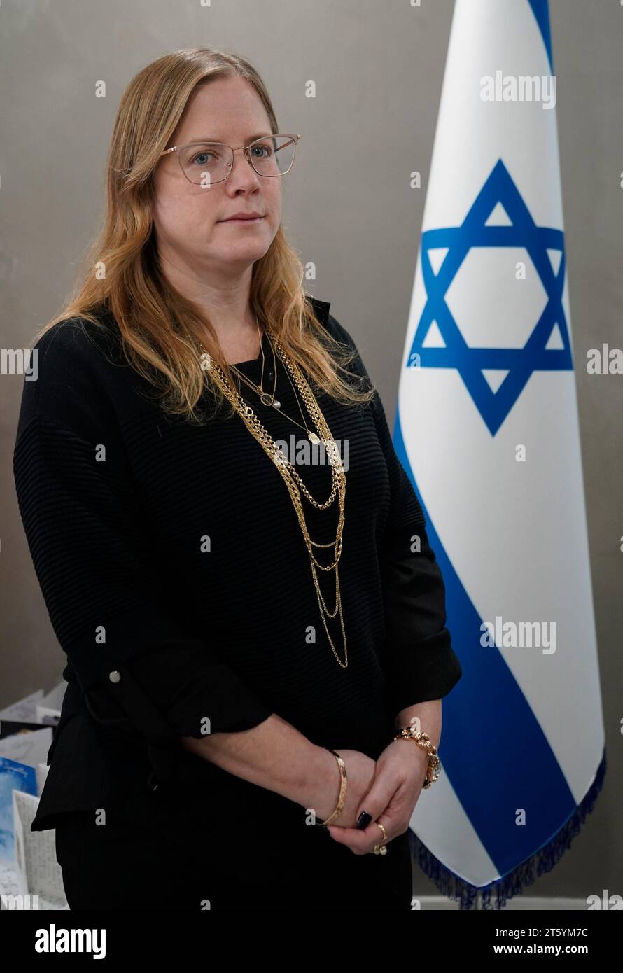 Israel's Ambassador to Ireland Dana Erlich at the Israeli Embassy in ...