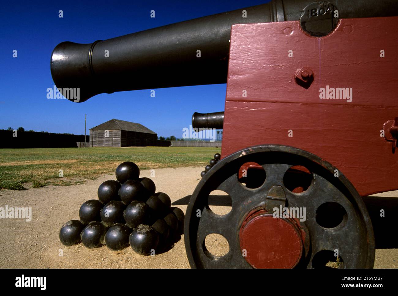 Chief Factor Residence cannon, Fort Vancouver National Historic Site ...