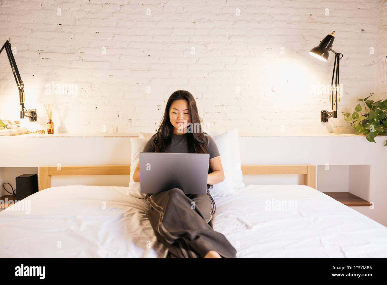 Beautiful young asian woman using hi-res stock photography and images ...